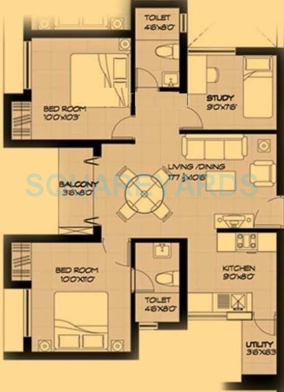Marg Pushpadruma Floor Plans - Thiruporur, Chennai