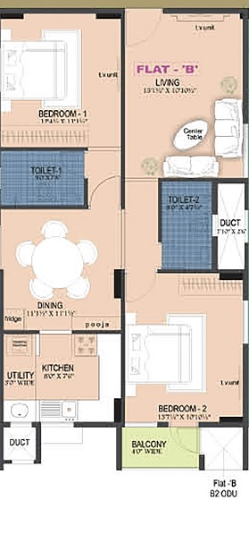 Ramaniyam Ocean Dew Floor Plans - Pallikaranai, Chennai