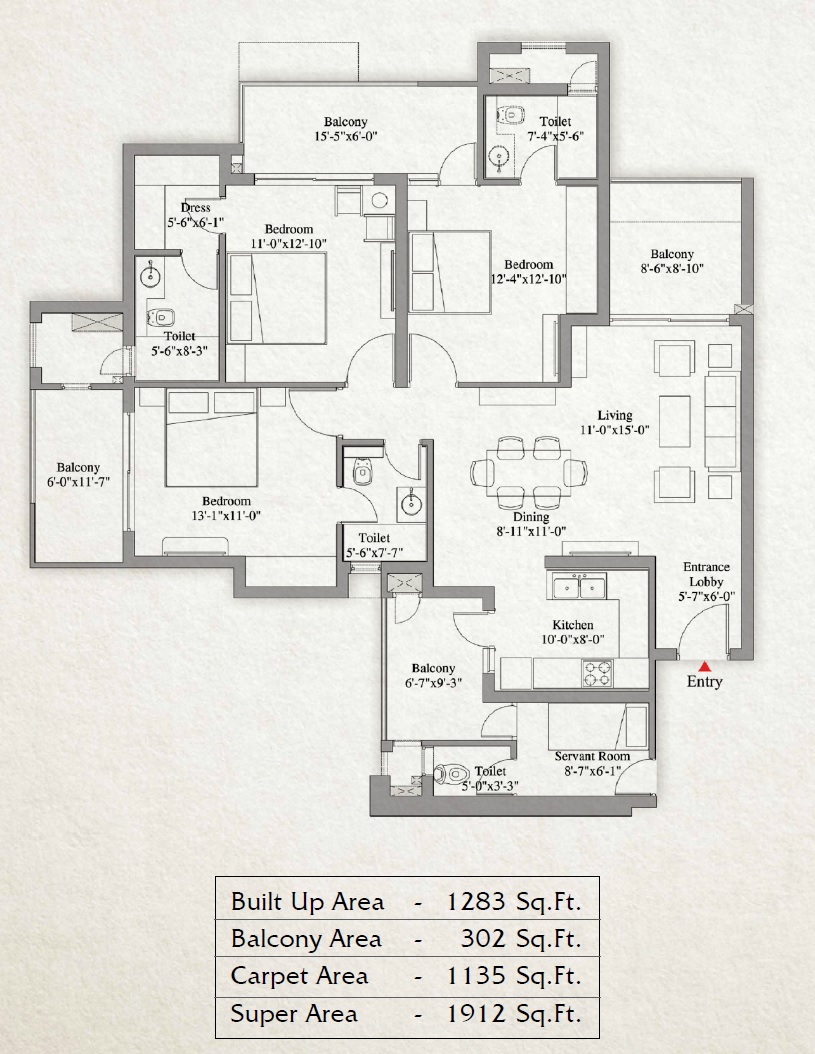 Unity The Amaryllis Floor Plans - Karol Bagh, Delhi