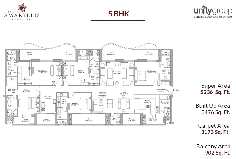Unity The Amaryllis Phase 3 Floor Plans - Karol Bagh, Delhi