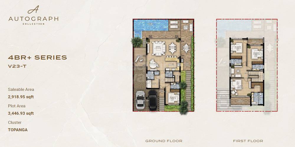Damac Autograph Collection Floor Plans - Unit Plans in DAMAC Hills, Dubai