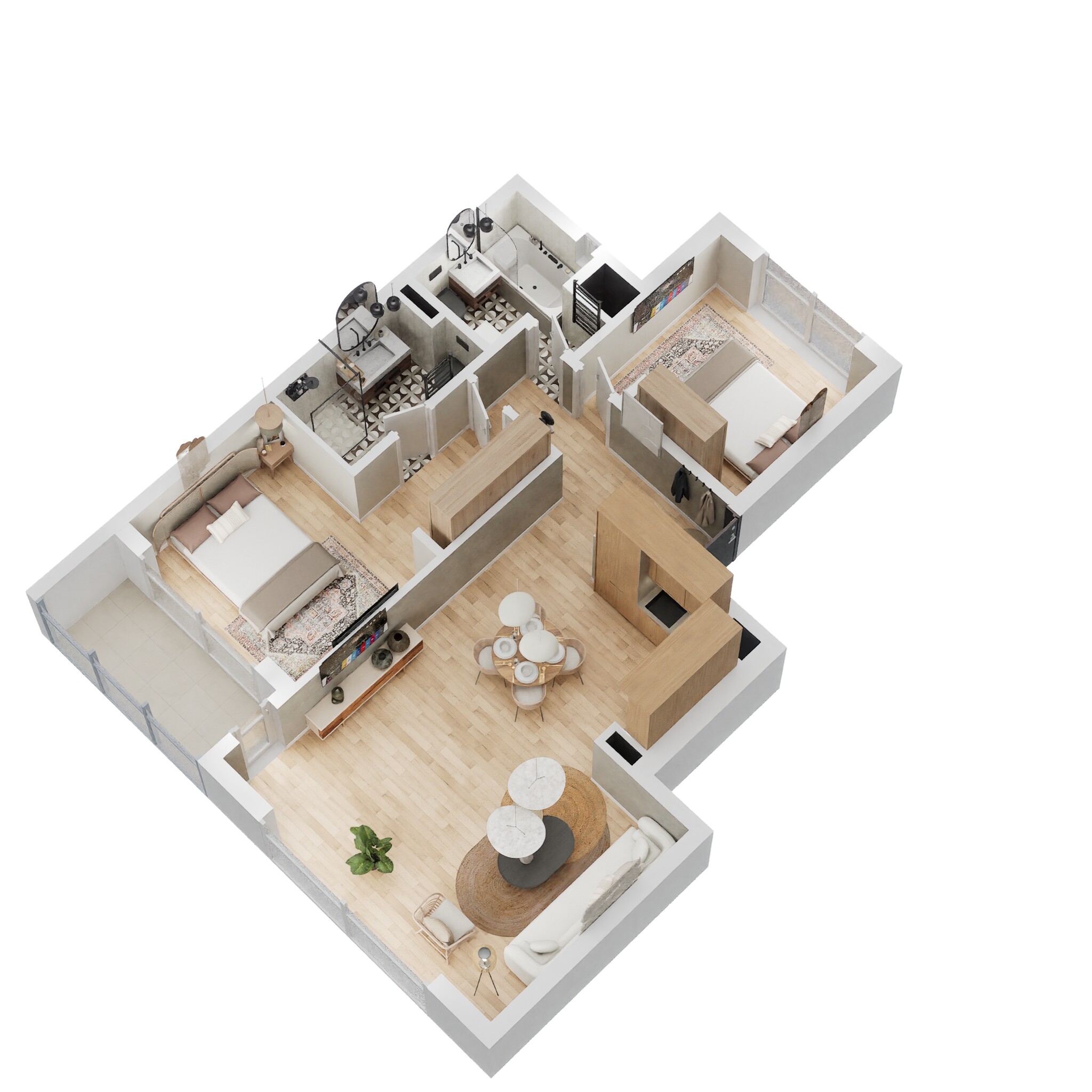 Emaar Urbana Floor Plans - Unit Plans in Dubai South, Dubai