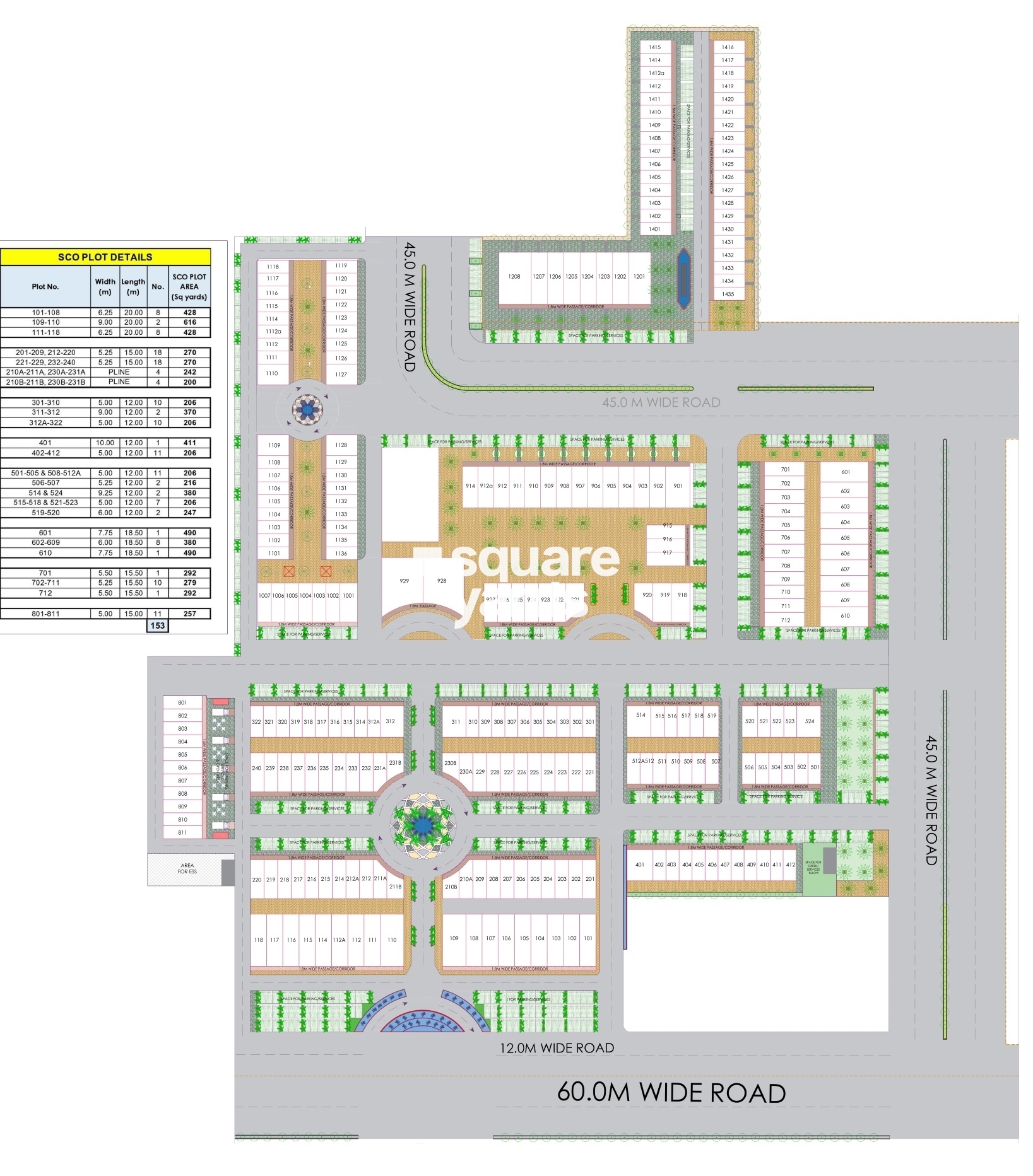 Capital Central Market in Sector 79, Faridabad @ 1.36 Cr - Floor Plans ...