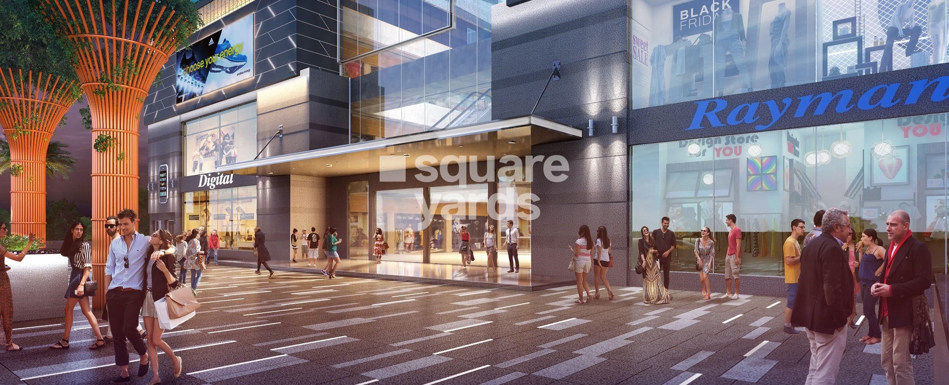 Spacetech Spotlite The Mall Of Joy in Raj Nagar Extension, Ghaziabad ...