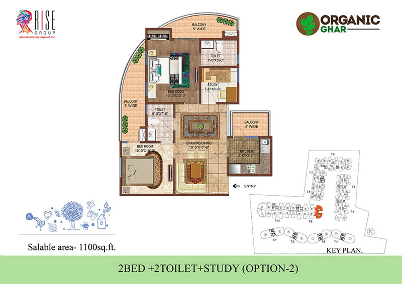 Rise Organic Ghar in Lal Kuan, Ghaziabad @ 25.37 Lac - Floor Plans ...