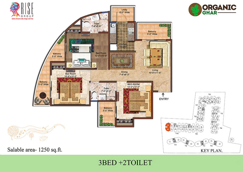 Rise Organic Ghar in Lal Kuan, Ghaziabad @ 25.37 Lac - Floor Plans ...
