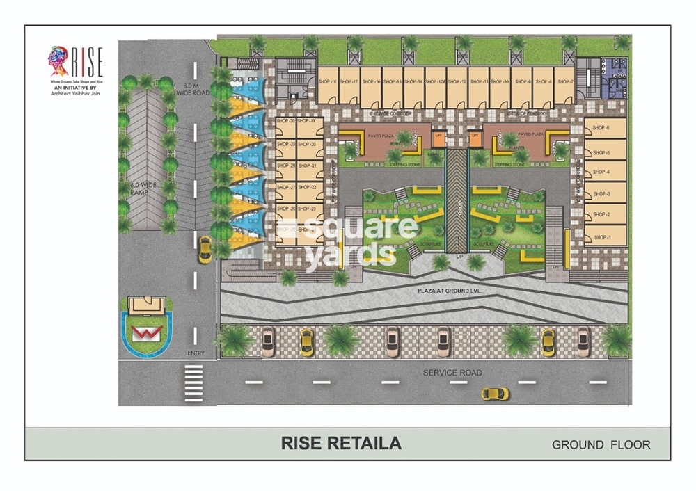 Rise Retailia in Noida Ext Sector 1, Greater Noida @ 34.00 Lac - Floor ...