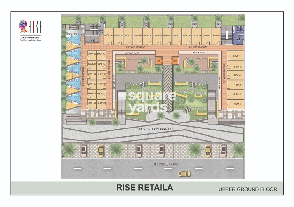 Rise Retailia in Noida Ext Sector 1, Greater Noida @ 34.00 Lac - Floor ...
