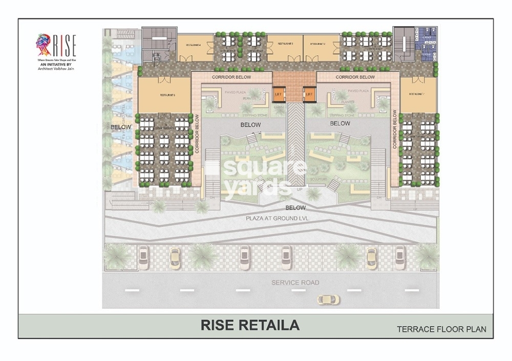 Rise Retailia in Noida Ext Sector 1, Greater Noida @ 34.00 Lac - Floor ...
