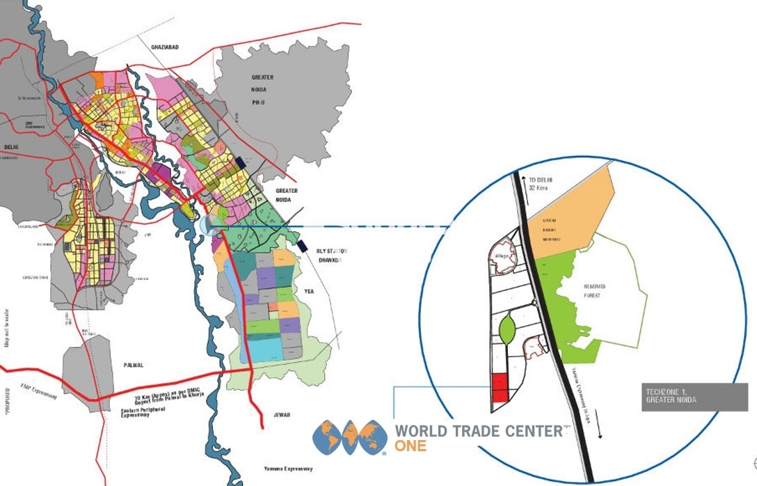 WTC One in Noida Ext Tech Zone 4, Greater Noida @ 32.50 Lac - Floor ...