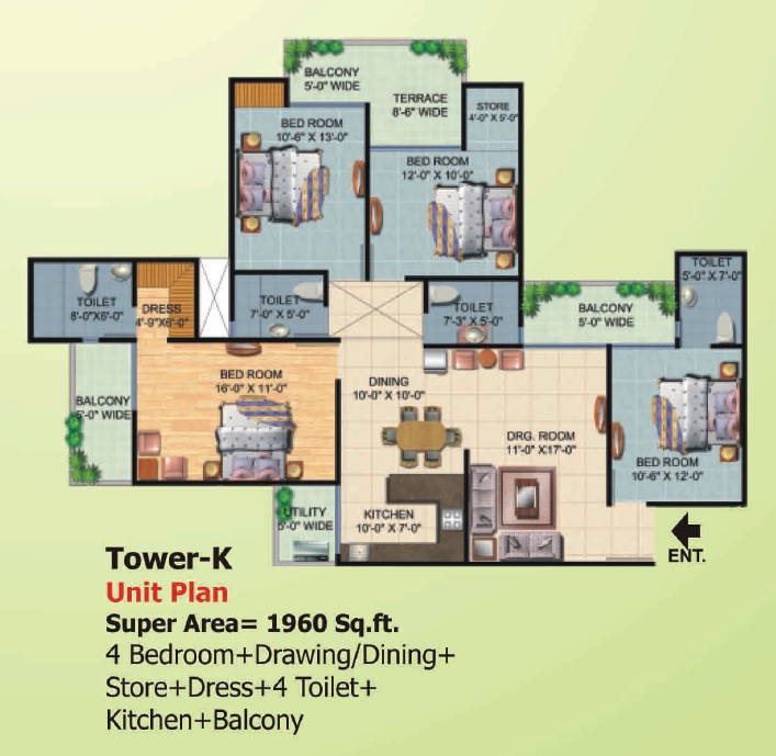 Ajnara Homes Noida Extension | Price List, RERA No. & Specifications
