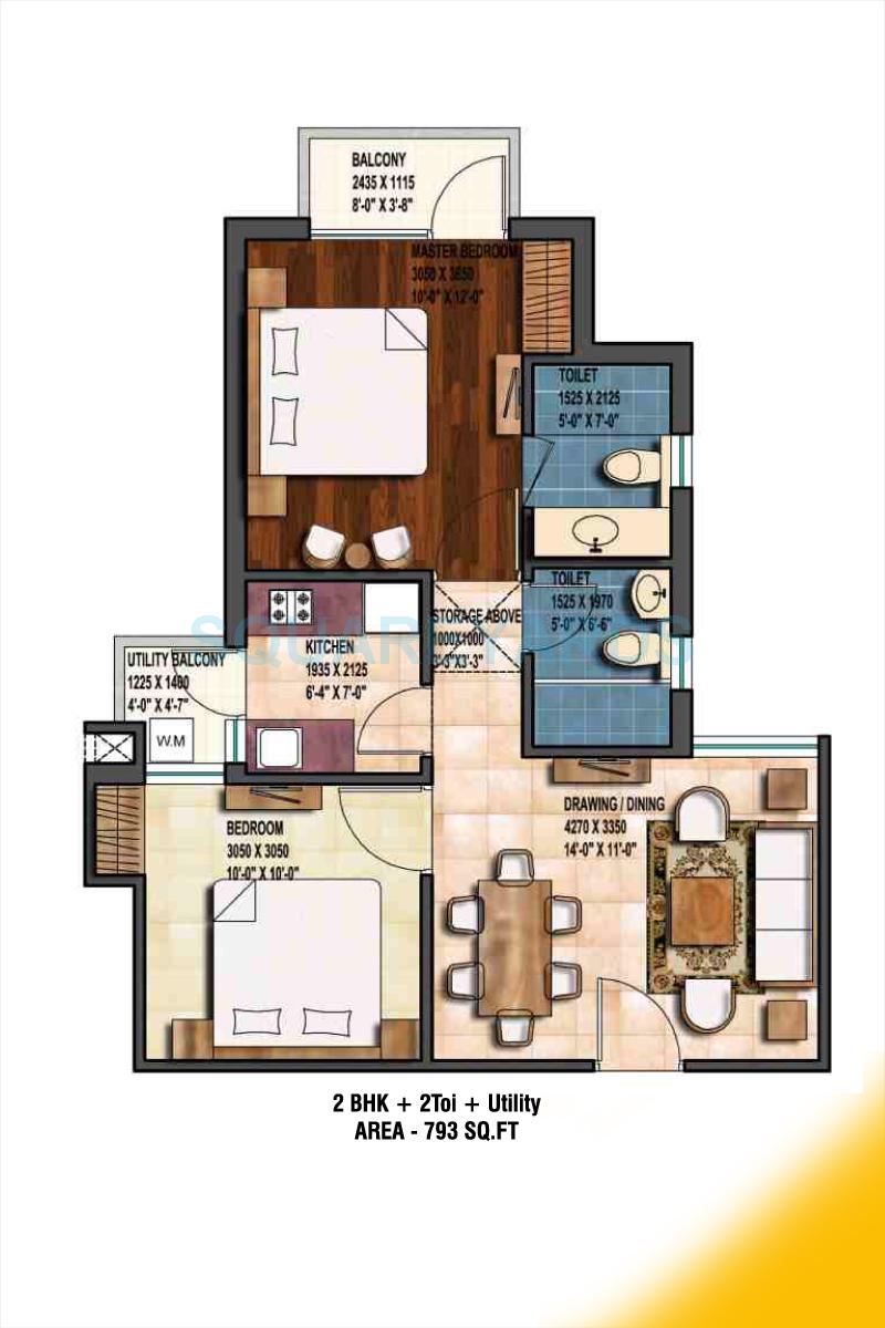 Earthcon Sanskriti in Noida Ext Sector 1, Greater Noida @ 30.45 Lac ...