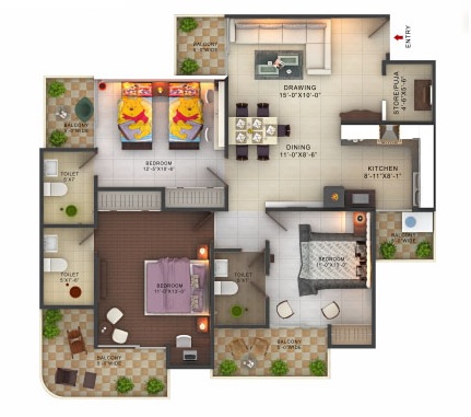 Fusion Homes in Noida Ext Tech Zone 4, Greater Noida @ 35.00 Lac ...