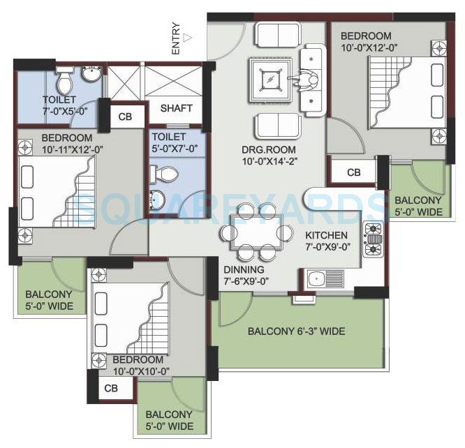 Supertech EcoVillage III Sector 16B Greater Noida, Greater Noida ...