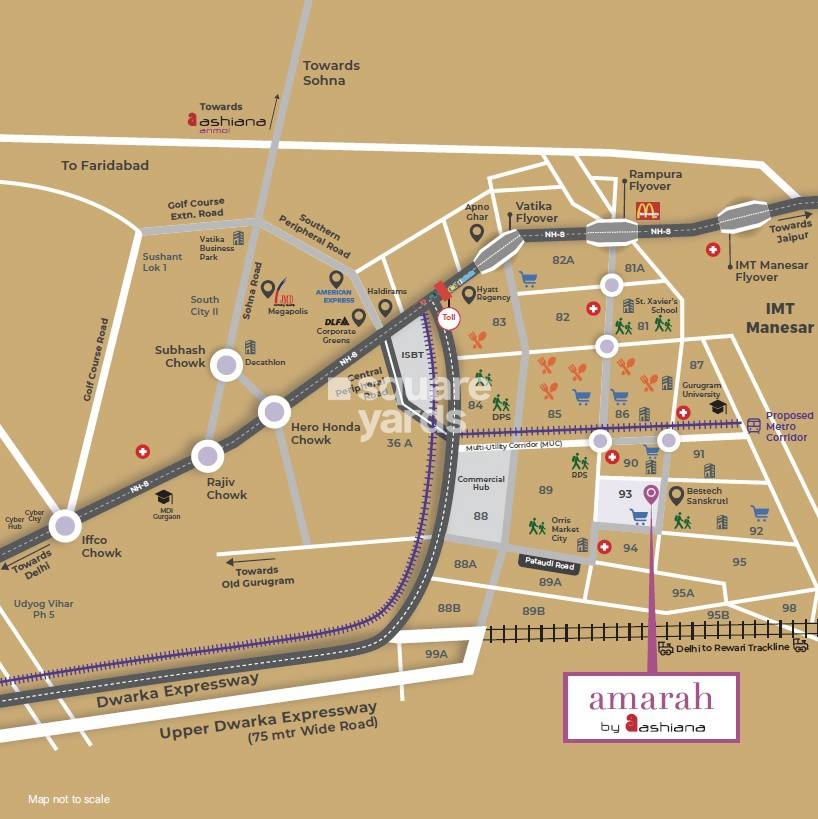 Ashiana Amarah in Sector 93, Gurgaon @ 2.04 Cr - Floor Plans, Location ...