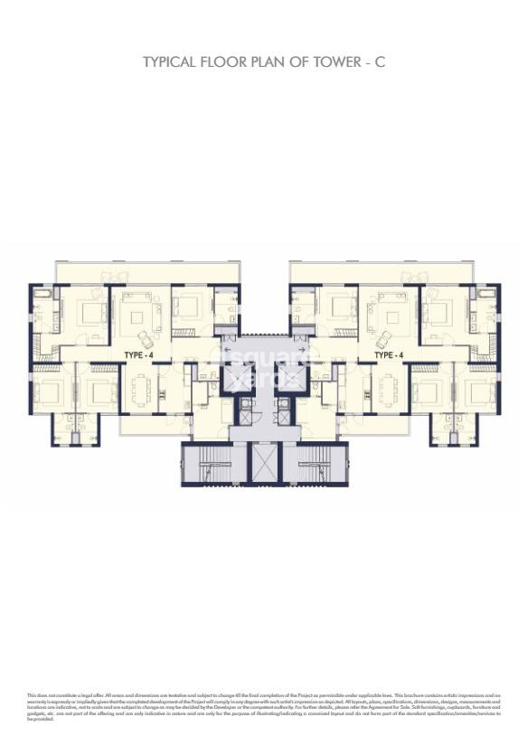 Conscient Hines Elevate in Sector 59, Gurgaon @ 5.03 Cr - Floor Plans ...