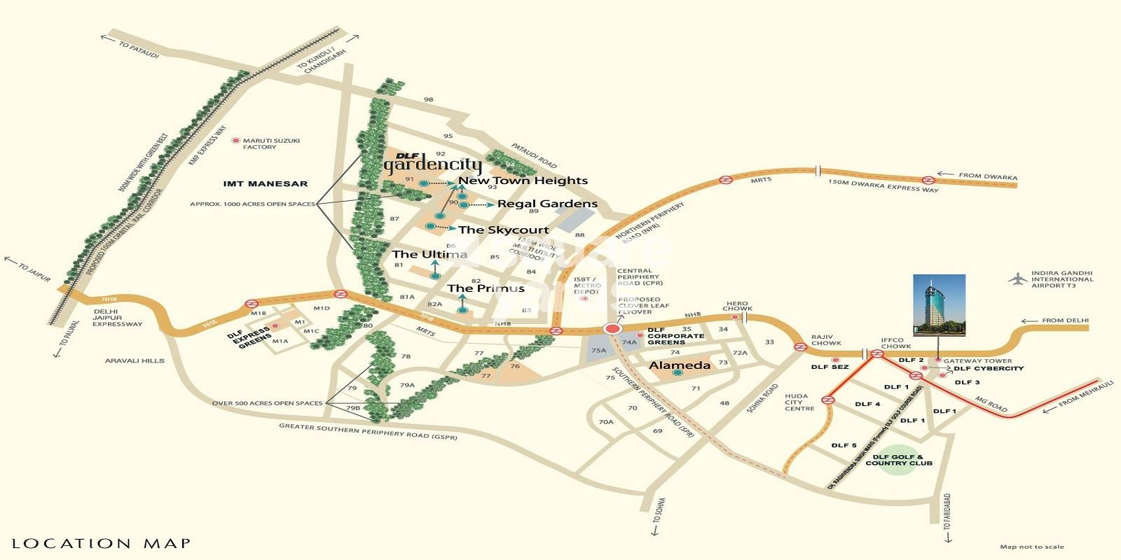 DLF Alameda in Sector 73, Gurgaon @ 4.50 Cr - Floor Plans, Location Map ...