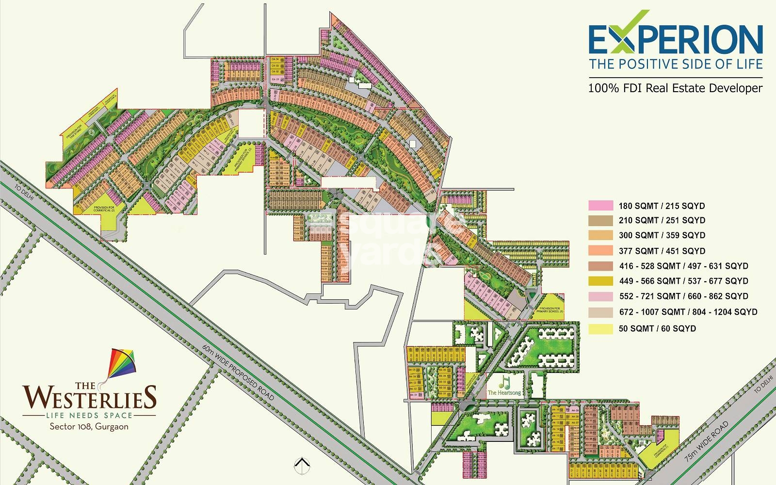 Experion The Westerlies Sector 108 Gurgaon | Price List, Floor Plan ...