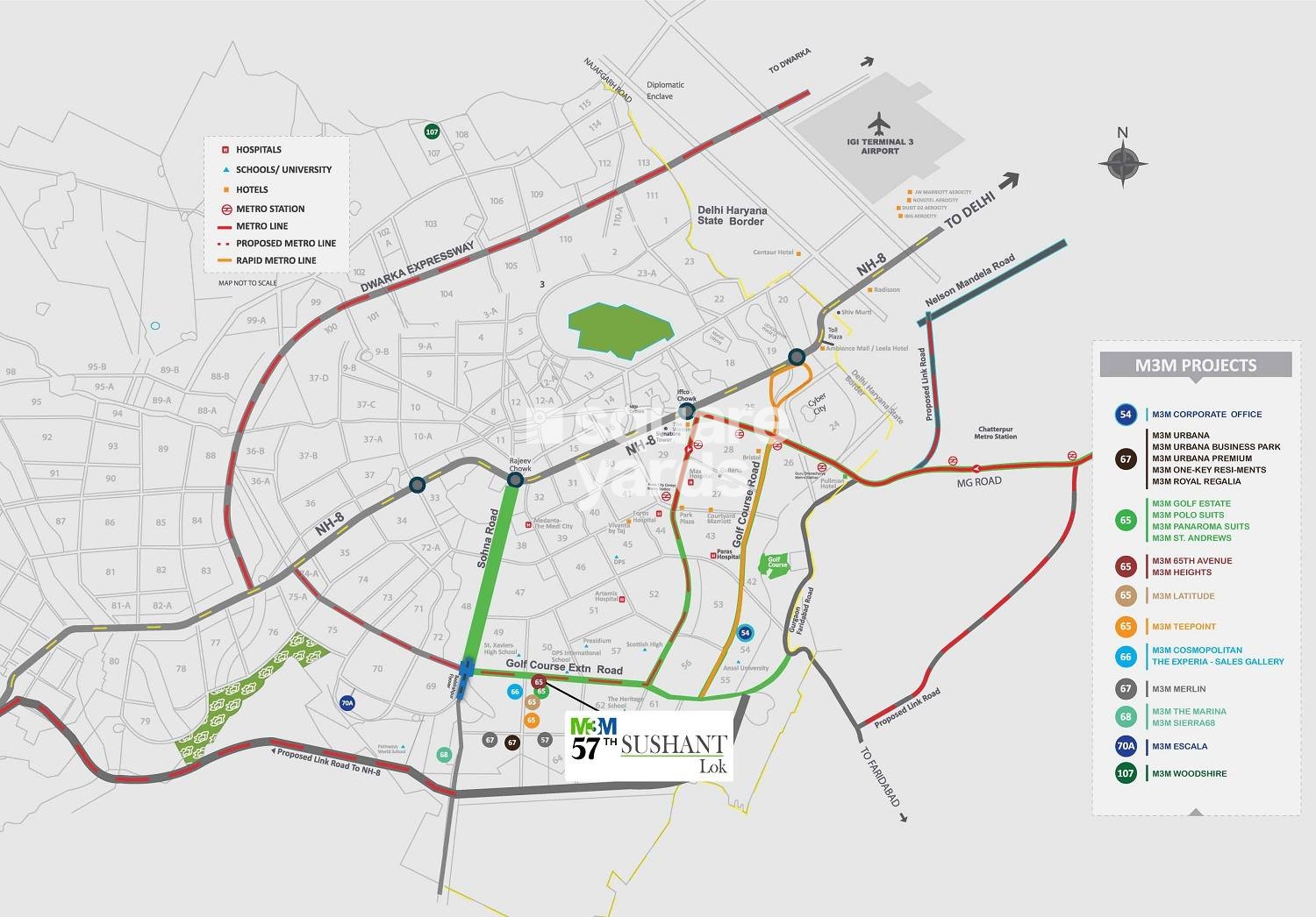 M3M Atrium in Sector 57, Gurgaon @ 82.88 Lac - Floor Plans, Location ...