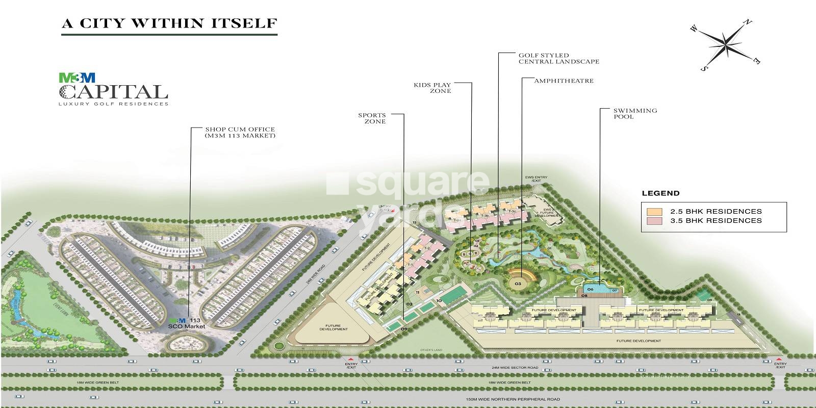 M3M Capital in Sector 113, Gurgaon @ 2.74 Cr - Floor Plans, Location ...