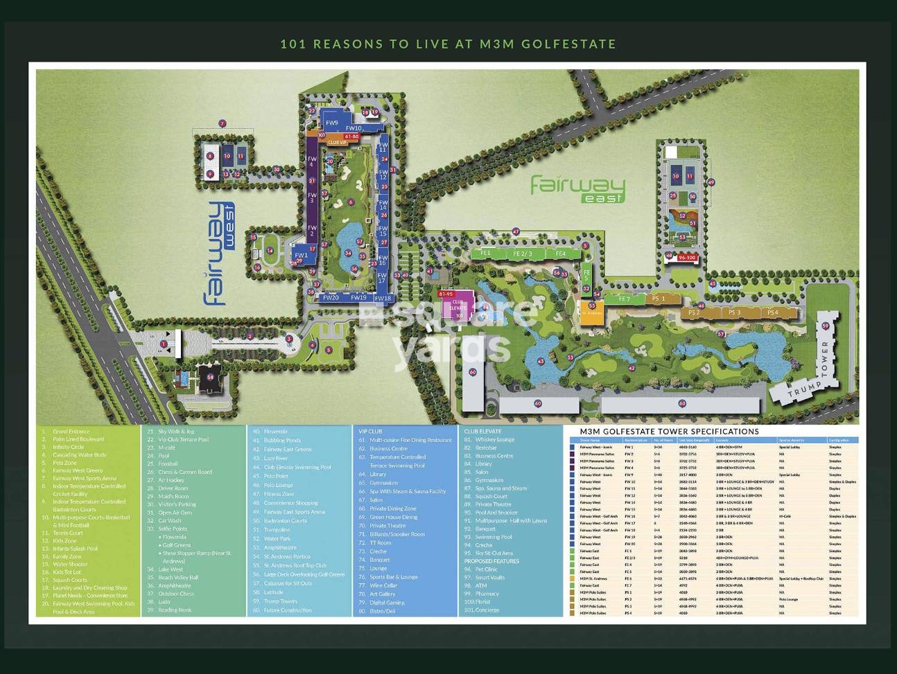 M3M Golf Estate in Sector 65, Gurgaon @ 4.46 Cr - Floor Plans, Location ...