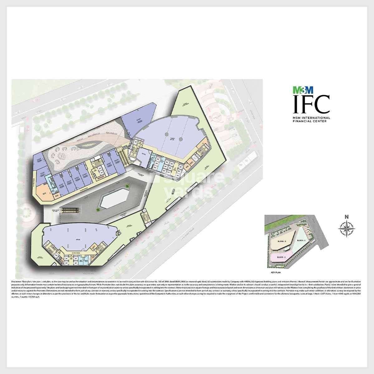 M3M IFC in Sector 66, Gurgaon @ 1.85 Cr - Floor Plans, Location Map ...