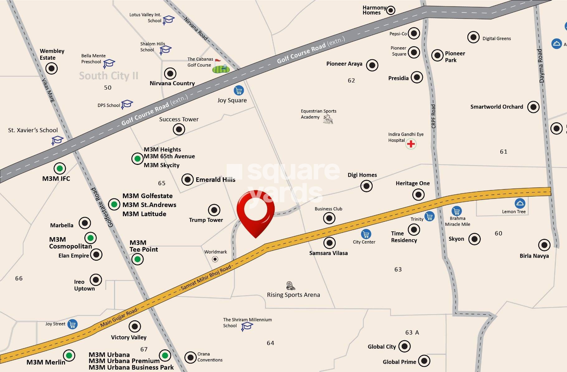 M3M Route 65 Sector 65 Gurgaon | Price List, Floor Plan & RERA Details