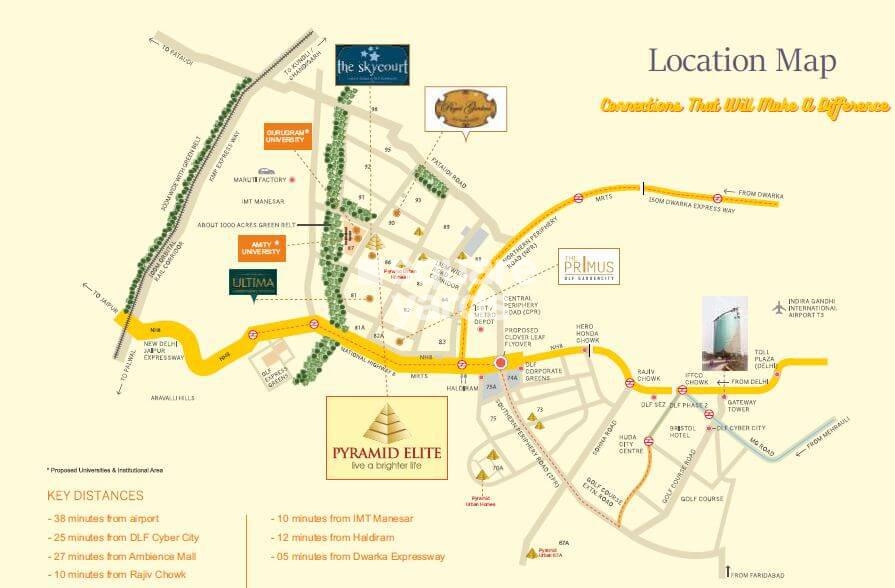 Pyramid Elite Sector 86, Gurgaon - Price List, Project Info & Highlights