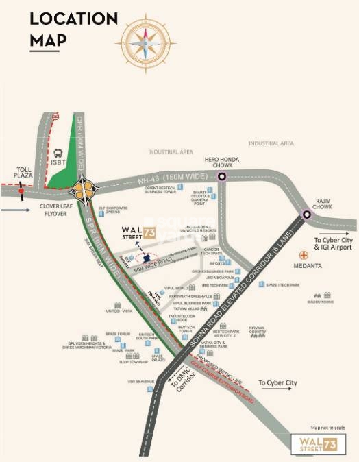 Wal Street 73 in Sector 73, Gurgaon @ 4.60 Cr - Floor Plans, Location ...