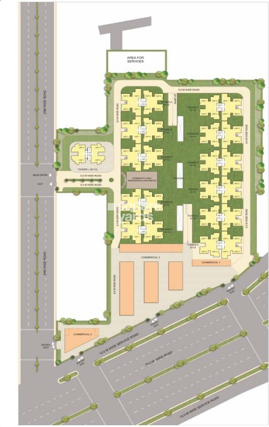 Zara Roma in Sector 95B, Gurgaon @ 24.29 Lac - Floor Plans, Location ...