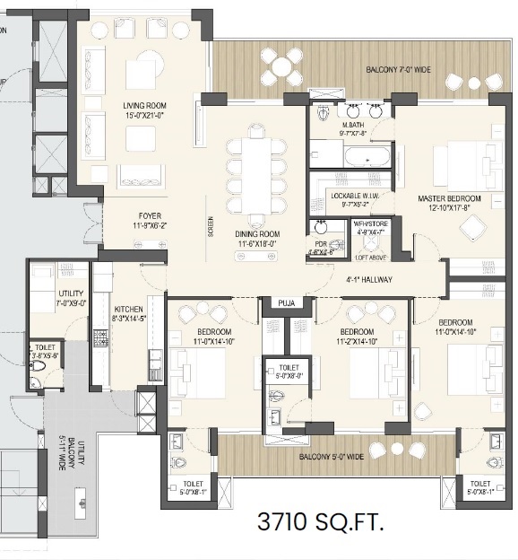 Anant Raj The Estate Residences Floor Plans - Sector 63A, Gurgaon