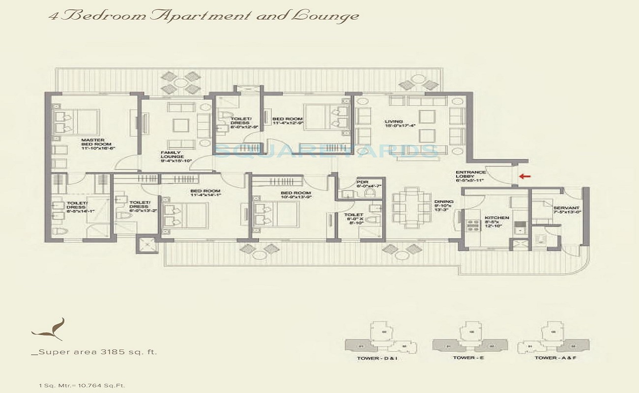 Bestech Park View Grand Spa Floor Plans - Sector 81, Gurgaon