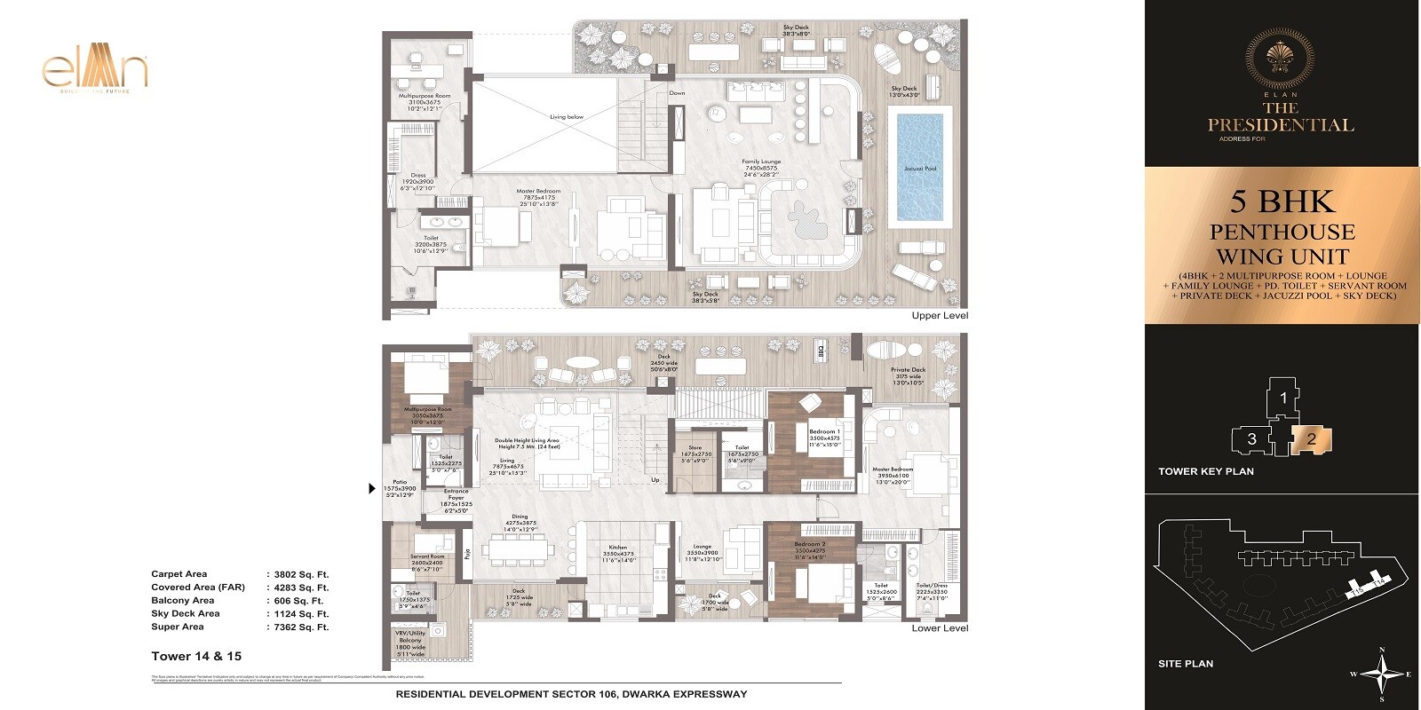 Elan The Presidential Sector 106, Gurgaon | Price List, Floor Plan ...
