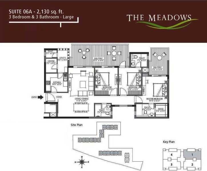 Emaar The Meadows in Sector 76, Gurgaon @ 45.48 Lac - Floor Plans ...