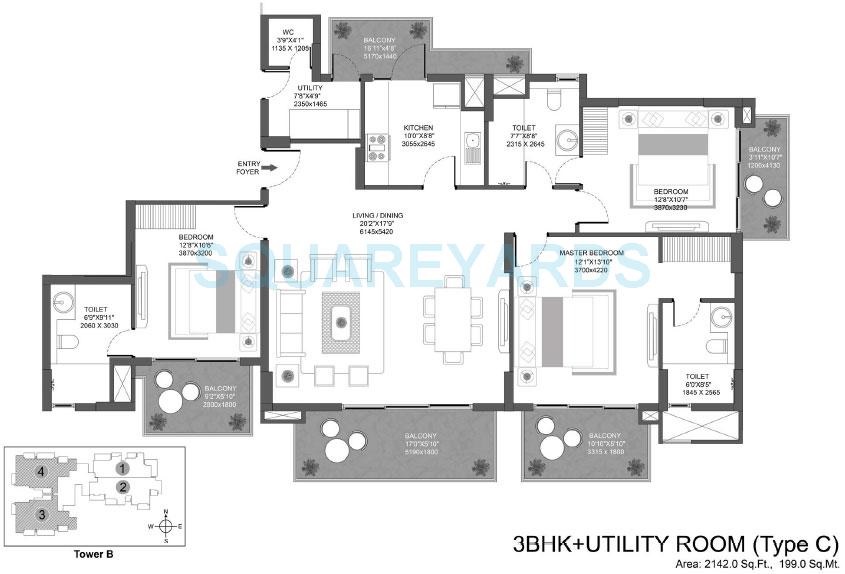 Godrej Icon in Sector 88A, Gurgaon @ 94.00 Lac - Floor Plans, Location ...