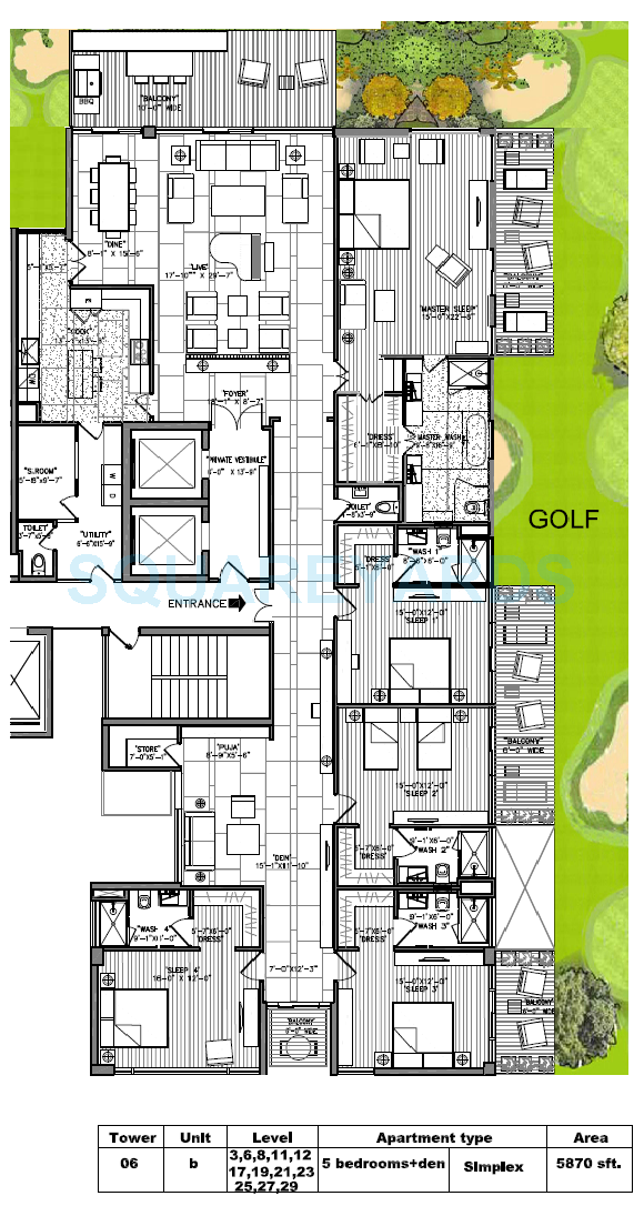 M3M Golf Estate in Sector 65, Gurgaon @ 4.46 Cr - Floor Plans, Location ...