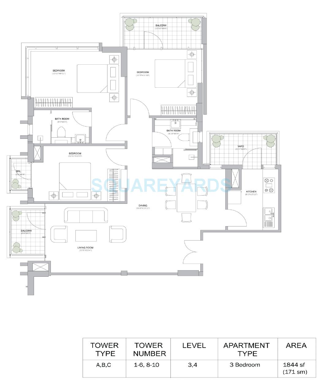 M3M Merlin in Sector 67, Gurgaon @ 1.66 Cr - Floor Plans, Location Map ...