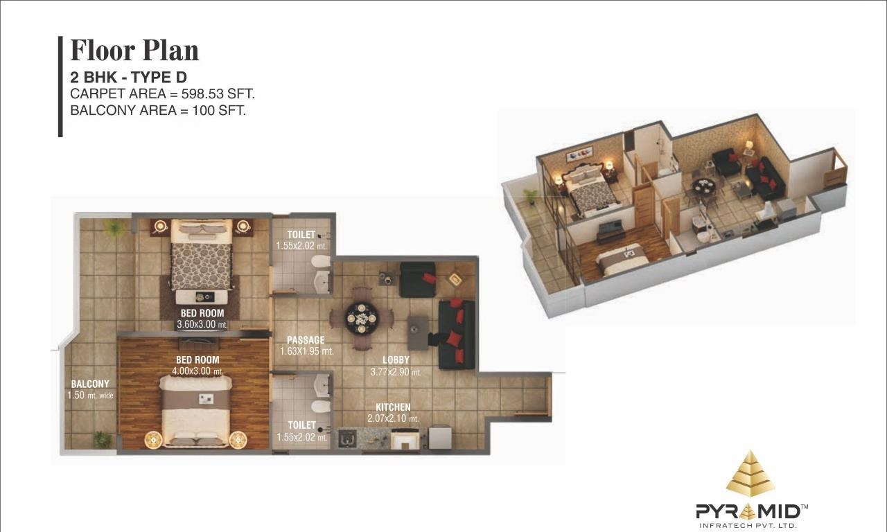 Pyramid Midtown Floor Plans - Sector 59, Gurgaon