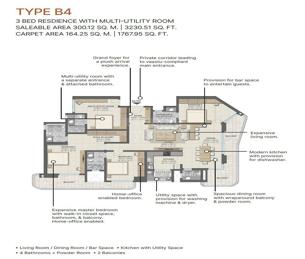 Sobha Altus Floor Plans - Sector 106, Gurgaon
