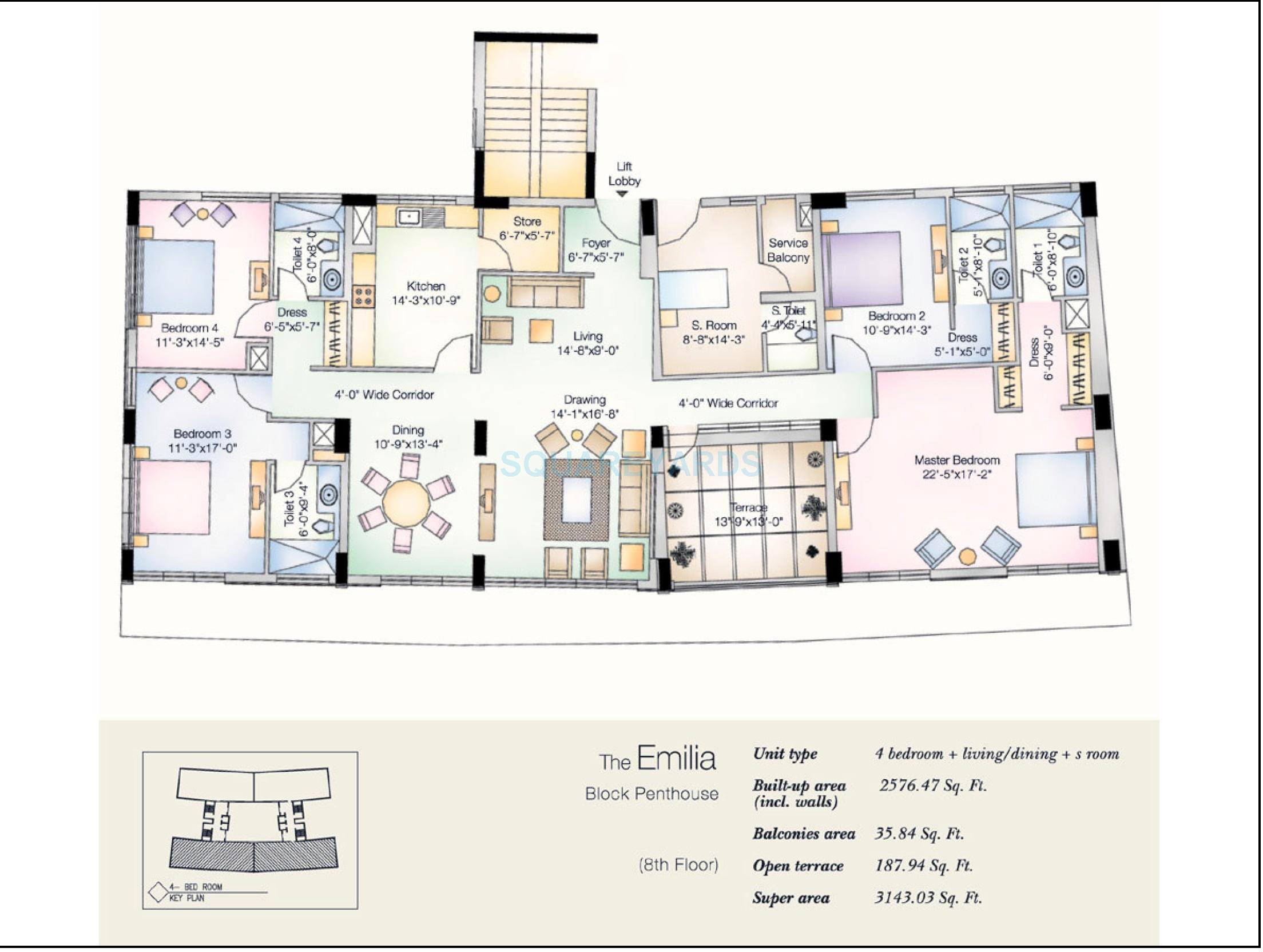 Vatika City in Sector 49, Gurgaon @ 1.16 Cr - Floor Plans, Location Map ...