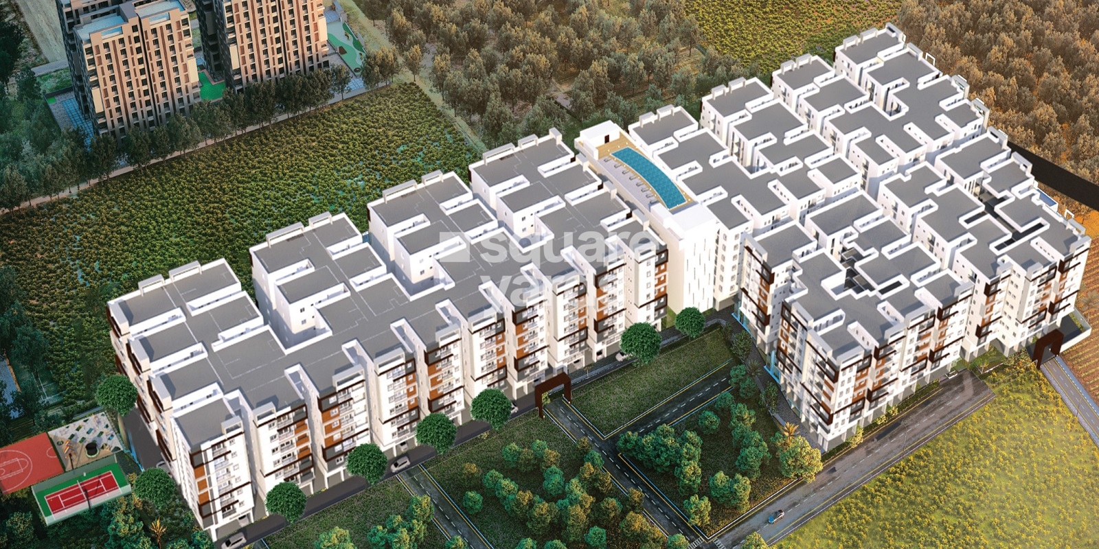 Asrithas Signature Towers in Thumkunta, Hyderabad @ 58.49 Lac - Floor ...