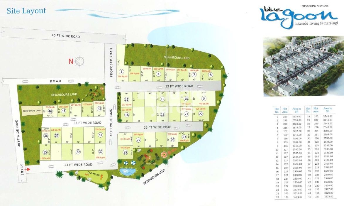 Blue Lagoon in Manikonda, Hyderabad @ 1.09 Cr - Floor Plans, Location ...