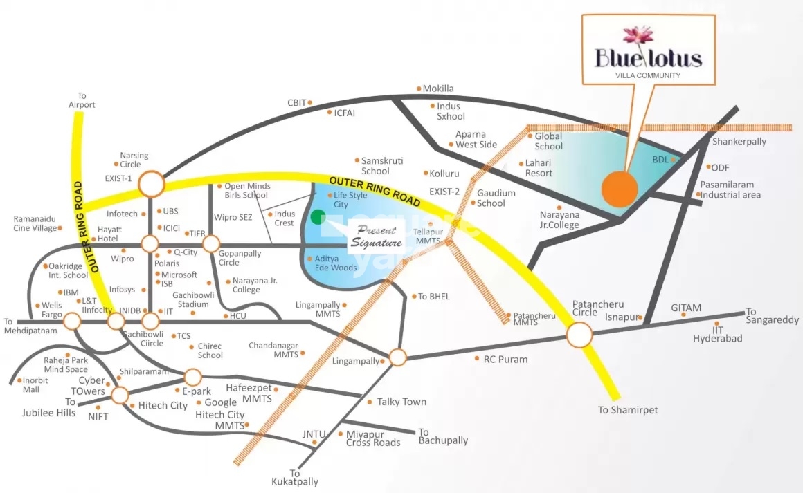 Blue Lotus Villas in Bhanur, Hyderabad @ 2.10 Cr - Floor Plans ...