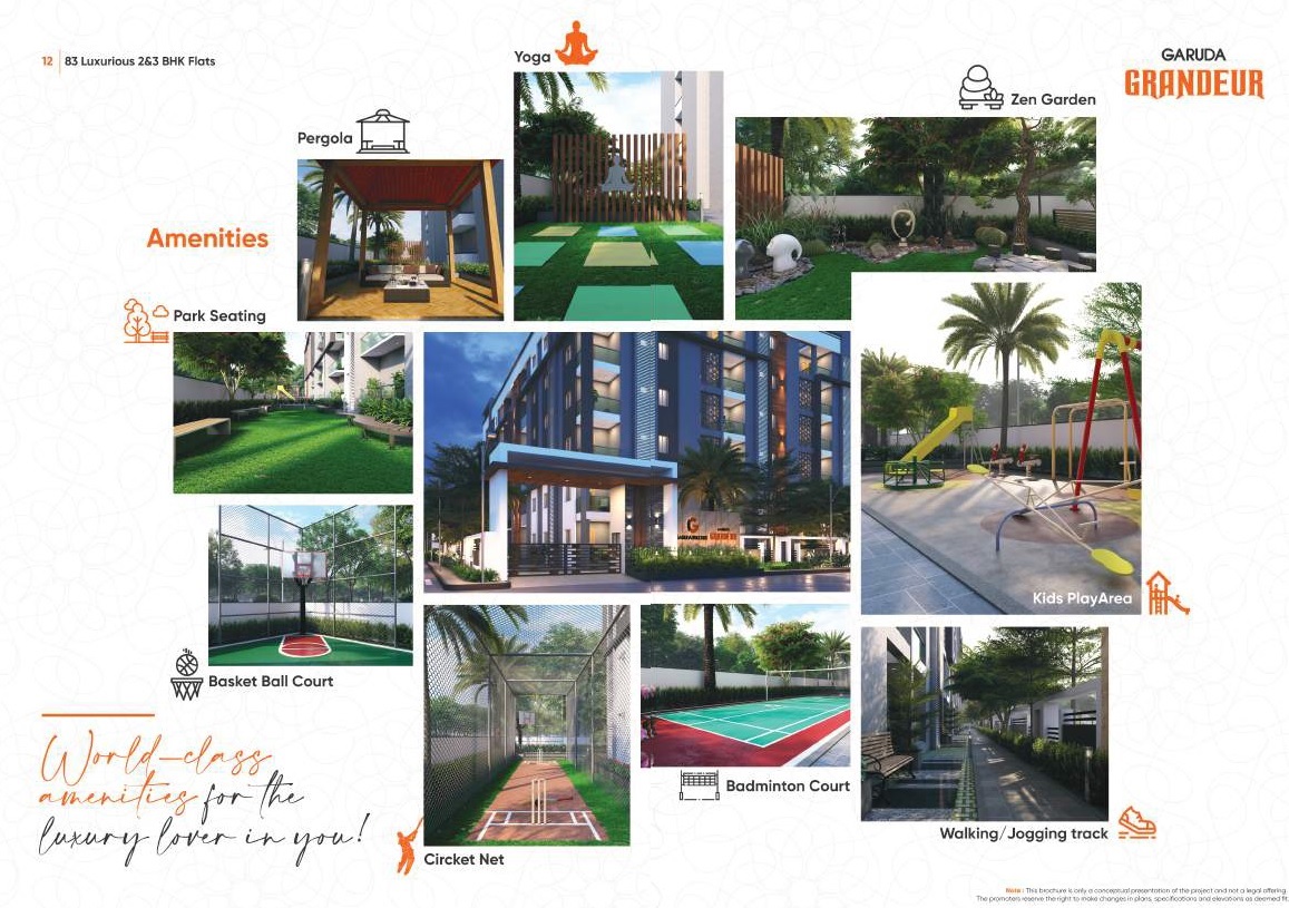Garuda Grandeur in Bowrampet, Hyderabad @ 51.25 Lac - Floor Plans ...