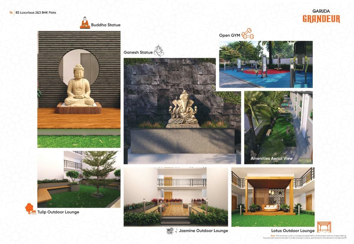 Garuda Grandeur in Bowrampet, Hyderabad @ 51.25 Lac - Floor Plans ...