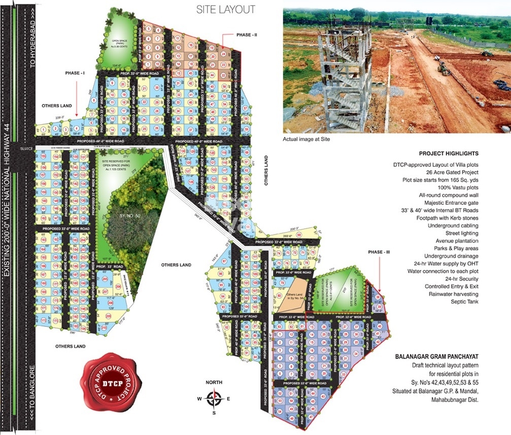 Giridhari Vedanta in Burgul, Hyderabad @ 22.00 Lac - Floor Plans, Location Map & Reviews