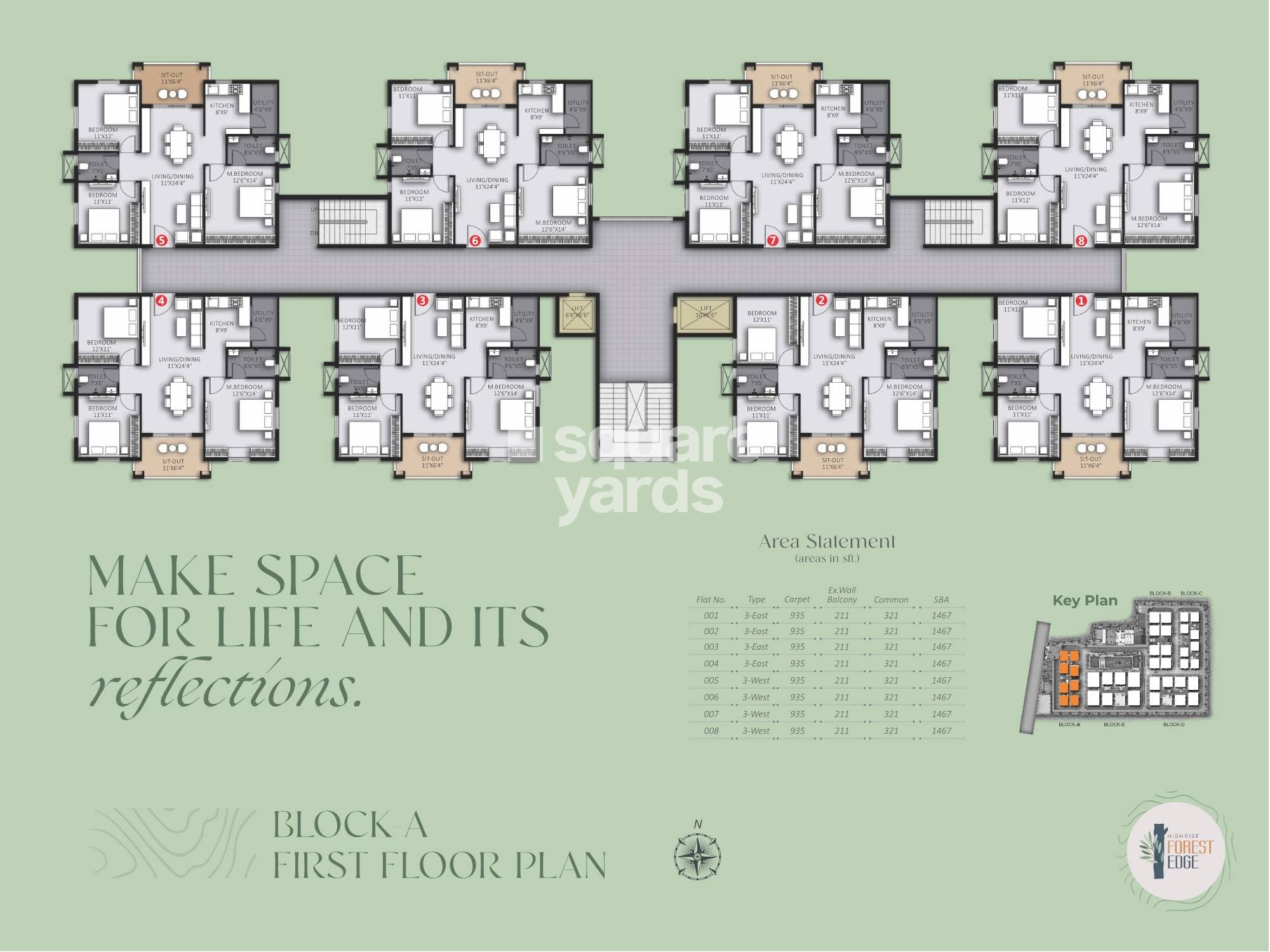 Highrise Forest Edge Hayathnagar, Hyderabad - Price List, Project Info ...