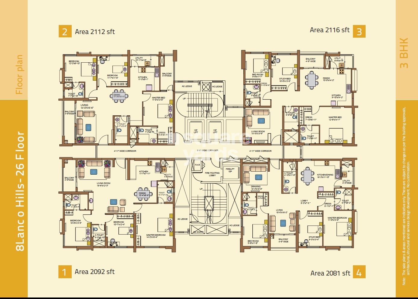 Lanco Hills Apartments Manikonda Hyderabad | Price List, Floor Plan ...