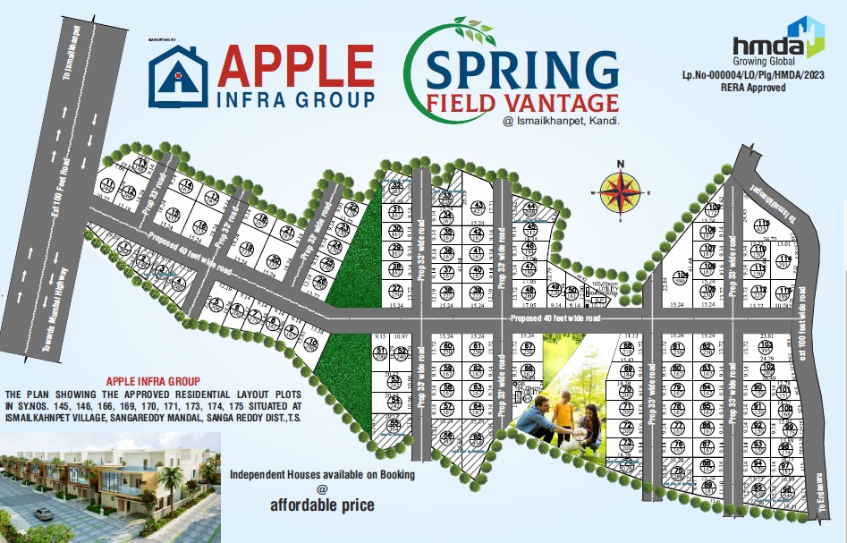Laxmi Spring Feild Vantage Kandi, Hyderabad - Price List, Project Info & Highlights