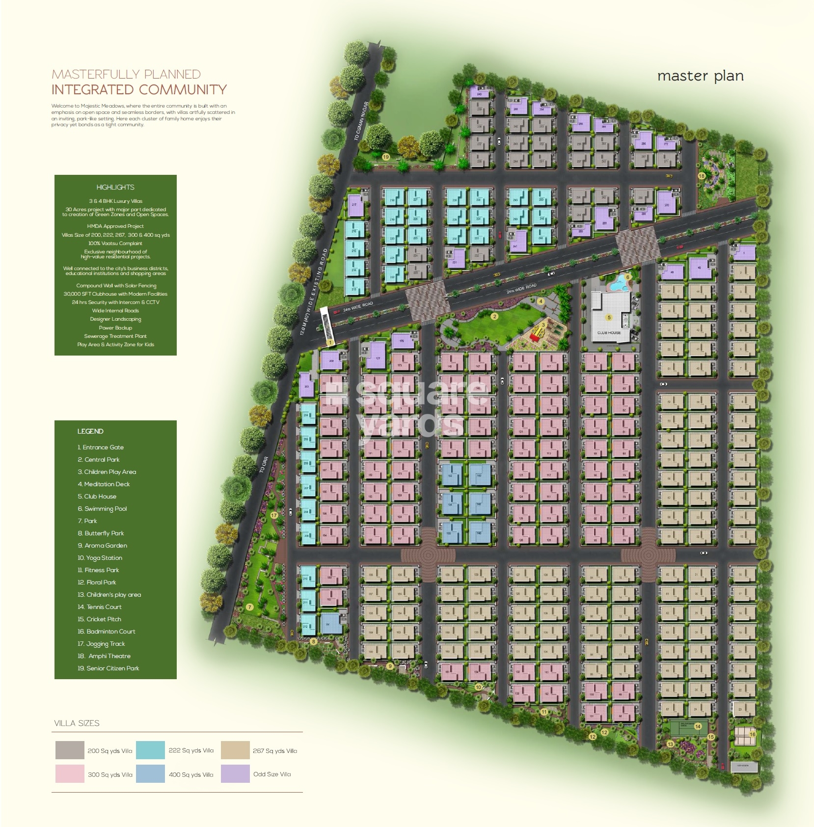 Magna Majestic Meadows Osman Nagar, Hyderabad - Price List, Project ...